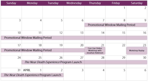 The NDE Launch Calendar - iAwake Technologies